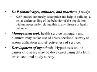 Cross sectional study overview | PPT
