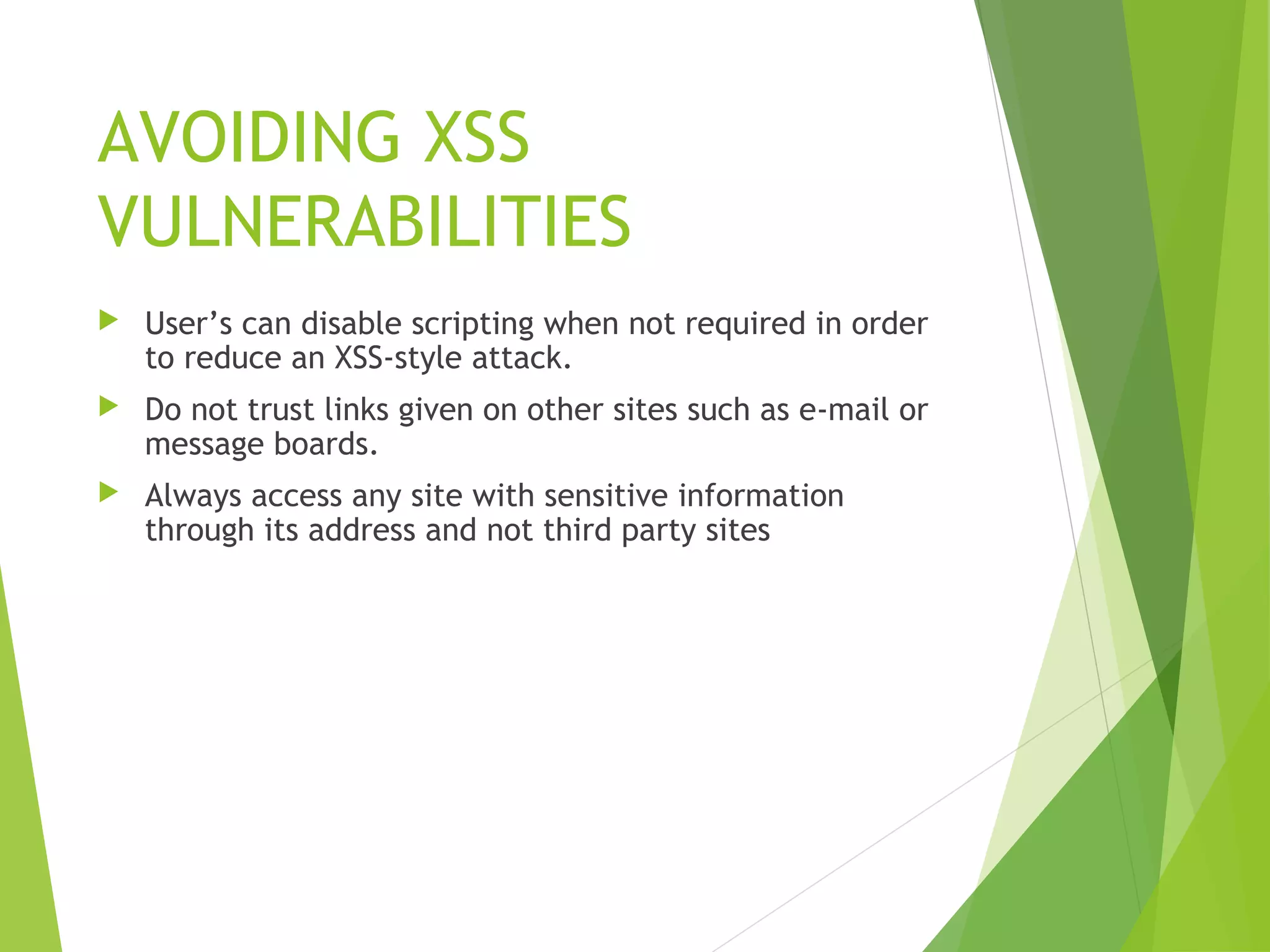 Cross Site Scripting Xss Ppt