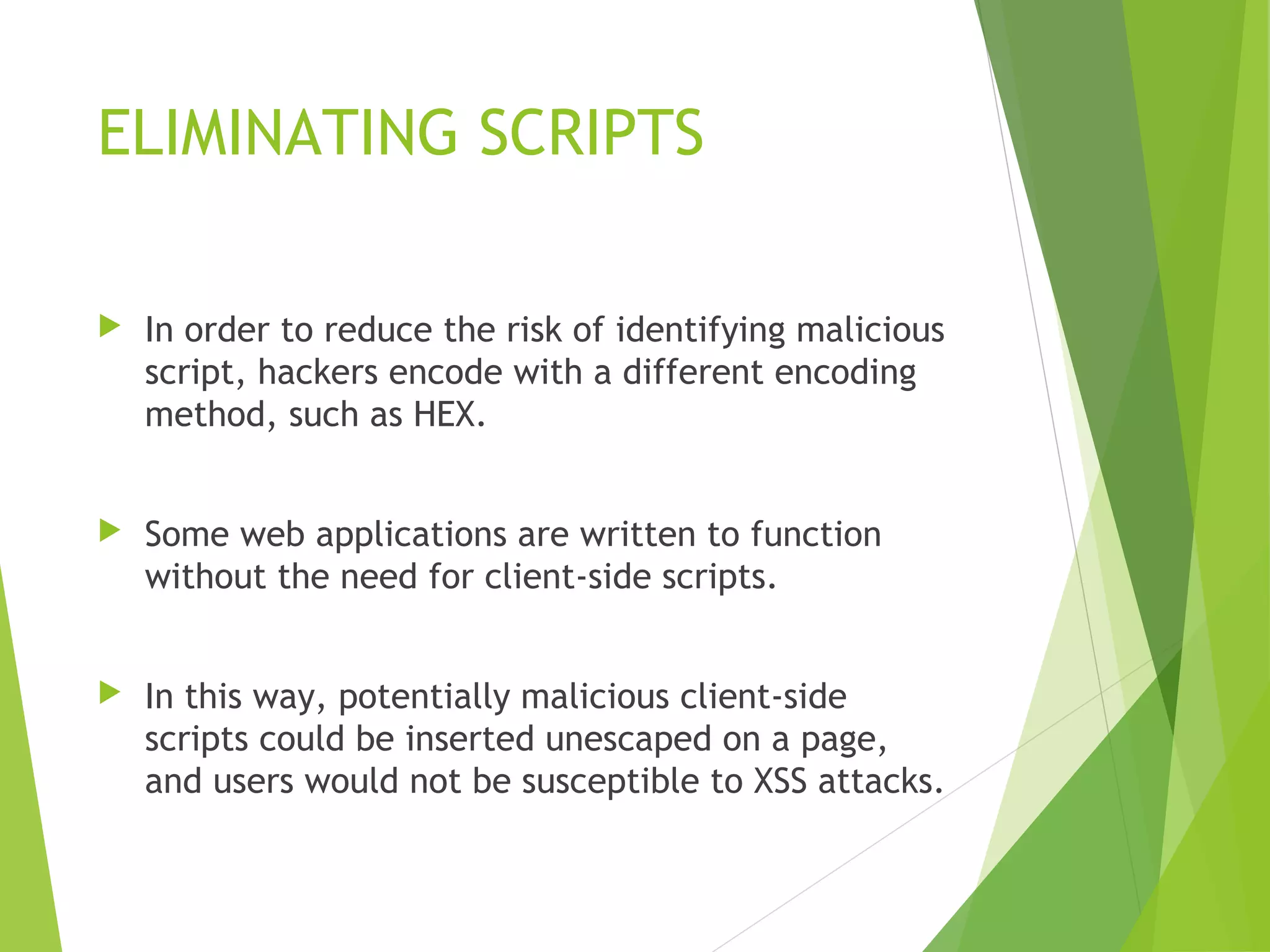 Cross Site Scripting Xss Ppt Web Development Internet