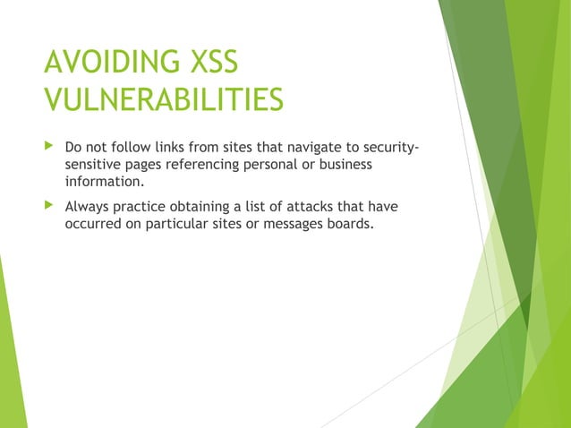 Cross site scripting (xss) | PPT | Web Development | Internet