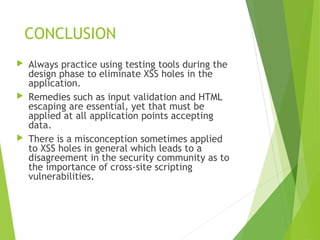 Cross site scripting (xss) | PPT