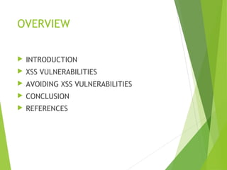 Cross site scripting (xss) | PPT