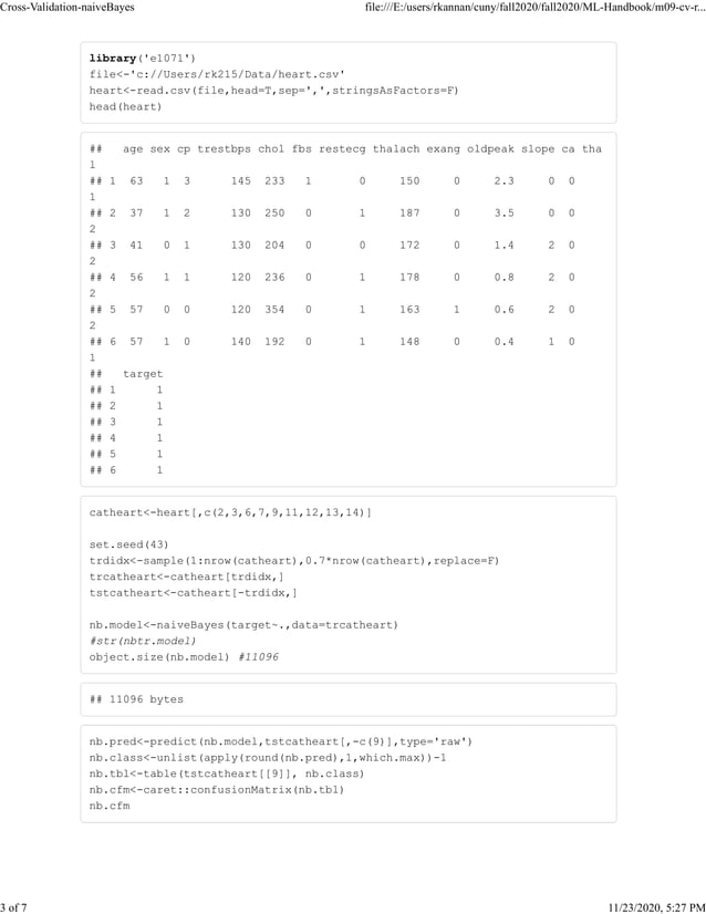 M09-Cross validating-naive-bayes | PDF