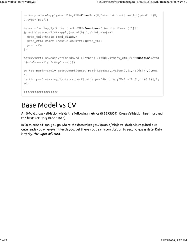 M09-Cross validating-naive-bayes | PDF