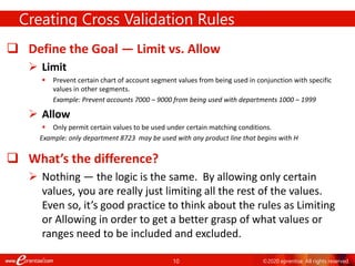 Cross-Validation Rules: Tips to Optimize your GL | PDF | Databases | Computer Software and ...