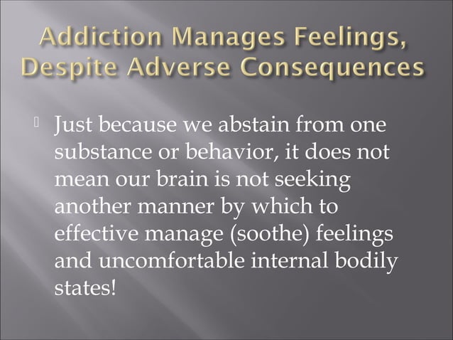 Cross Addiction: Surprise or Expectation? | PPT | Illegal Drugs ...