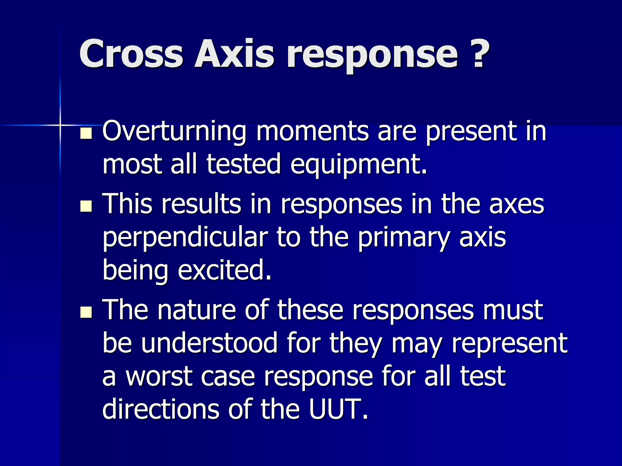 Cross axis vibration | PDF