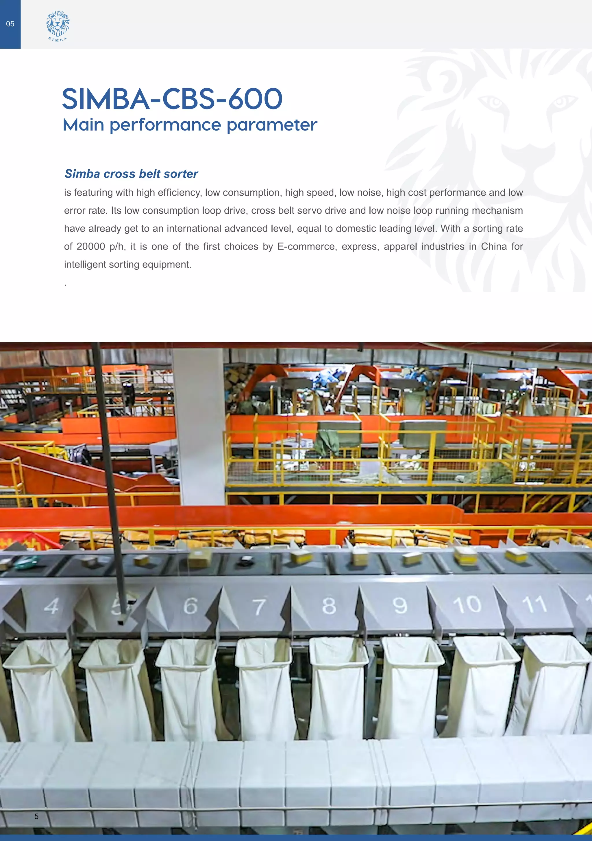 Simba Cross Belt Sorter | PDF