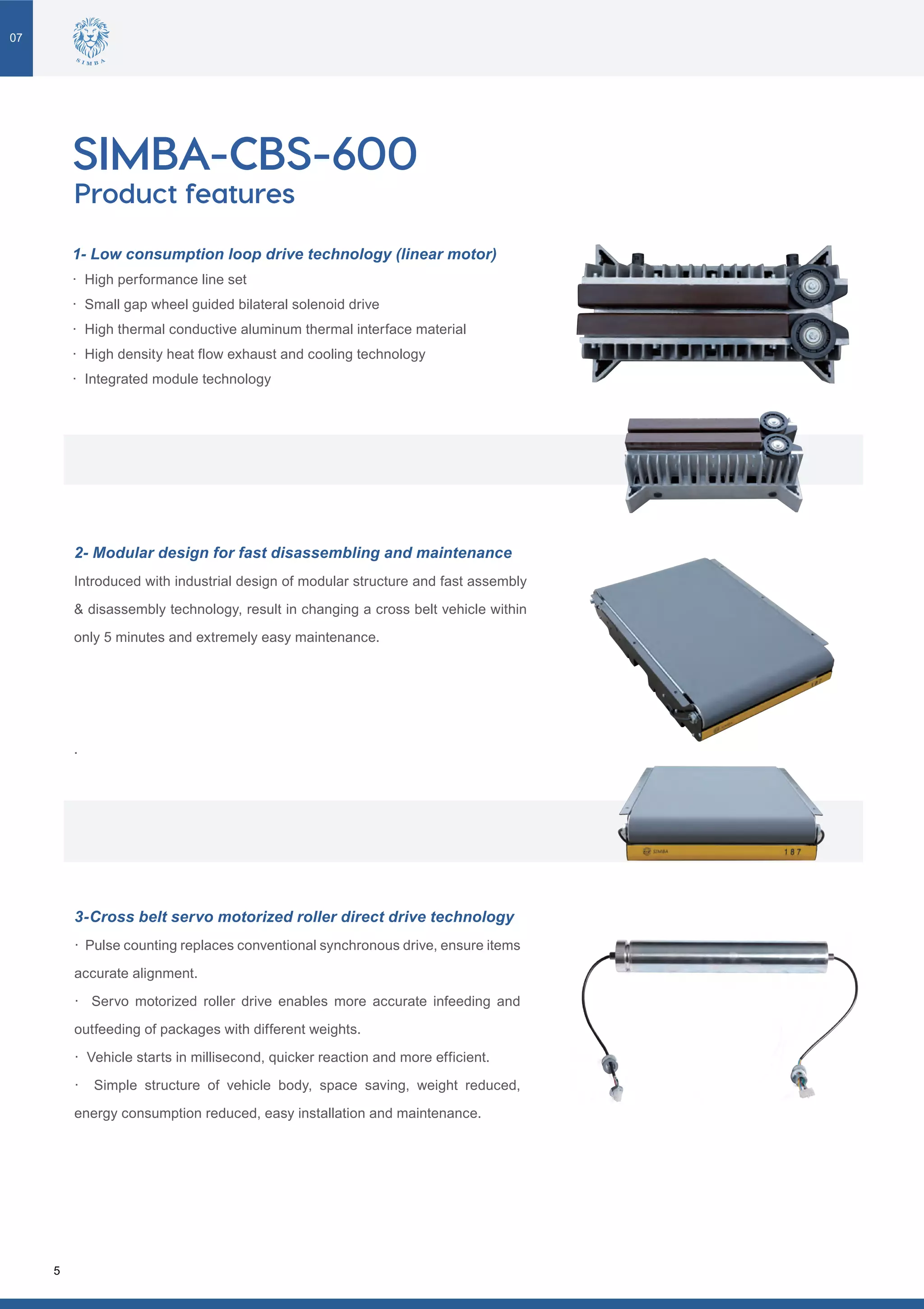 Simba Cross Belt Sorter | PDF