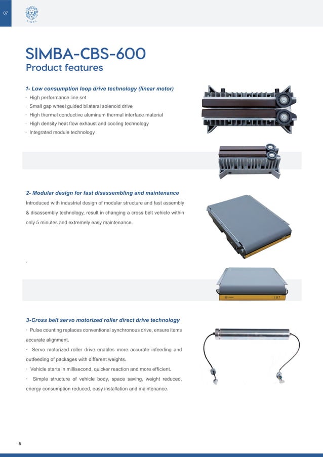 Simba Cross Belt Sorter | PDF