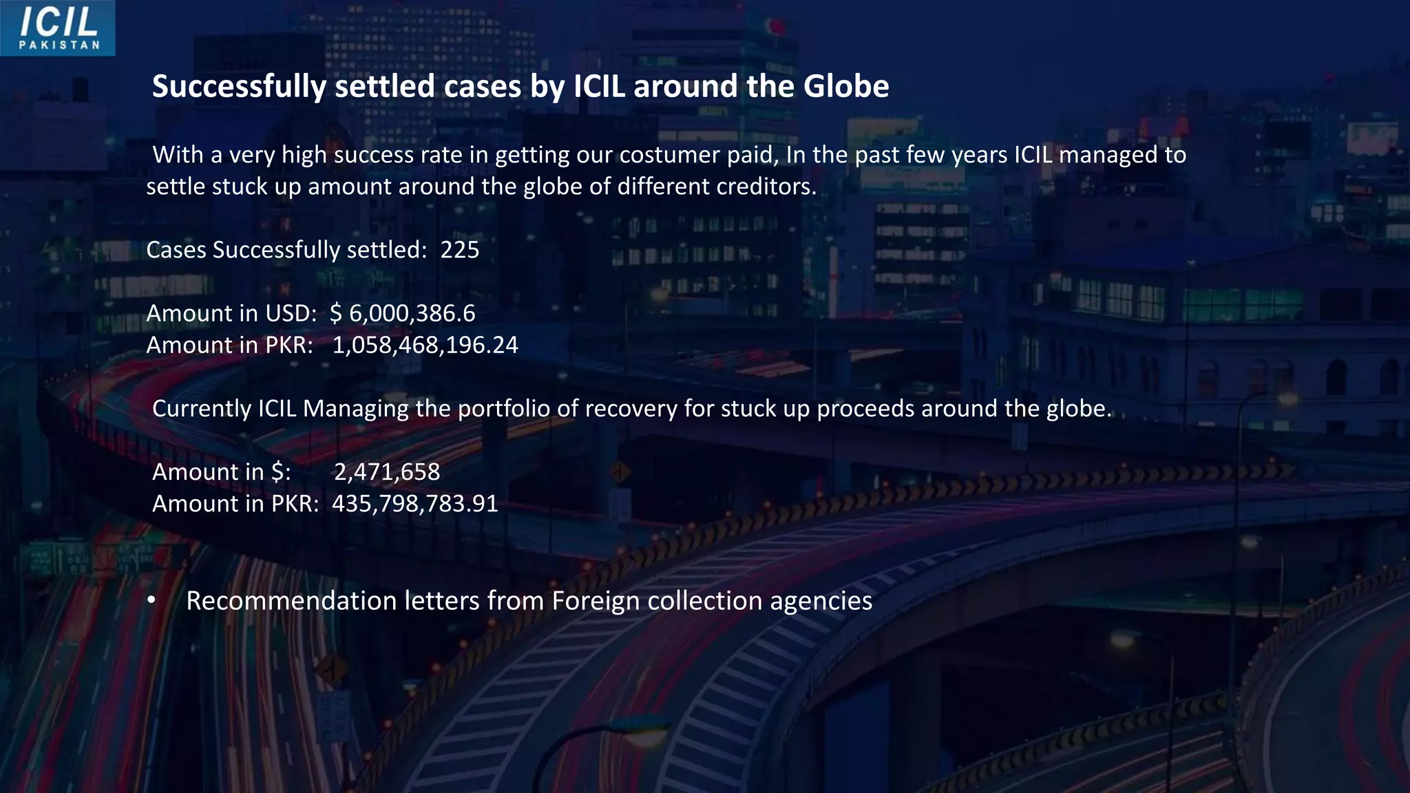 ICIL Global Debt Collection for Pakistani Exporters | PPT