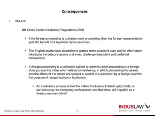 Cross Border Insolvency - Key Issues | PPTX