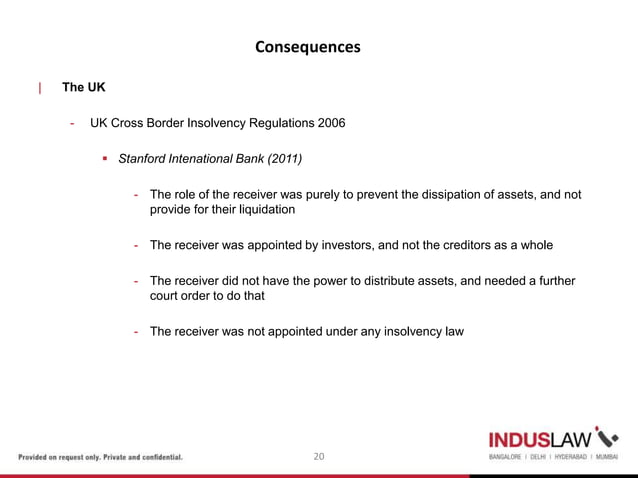 Cross Border Insolvency - Key Issues | PPTX | Business | Business and Finance
