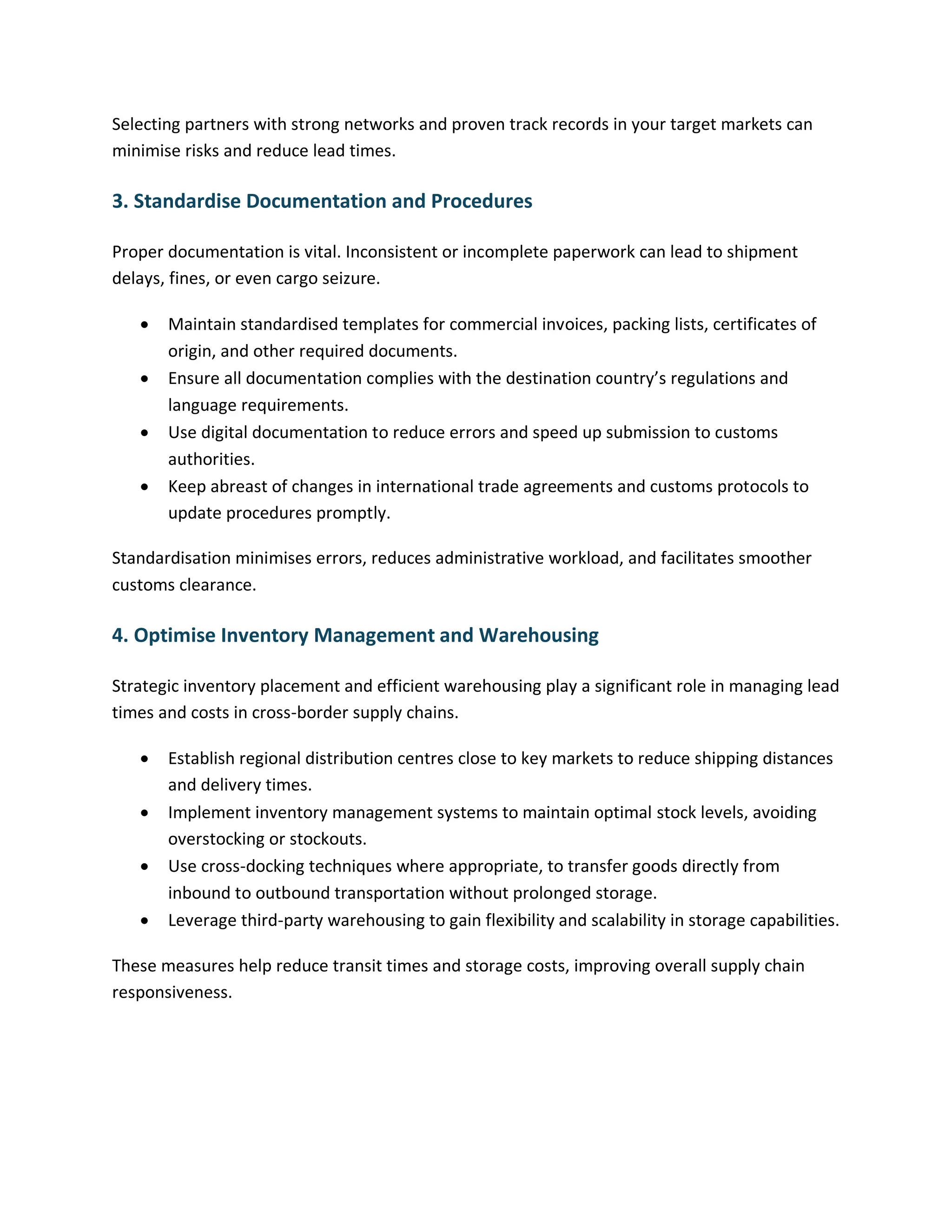 Cross Border Logistics- Strategies to Streamline International Supply ...