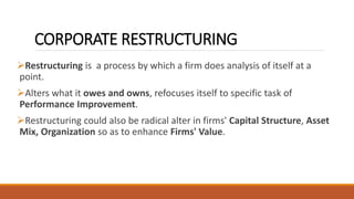 CROSS BORDER M&A AND COPERATE RESTRUCTURING | PPT