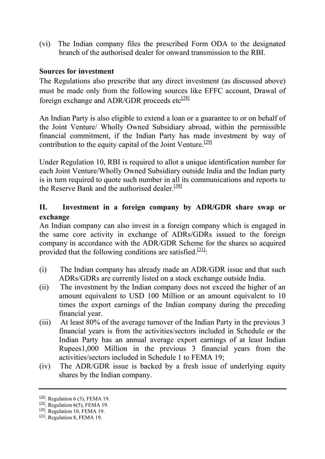 Cross border merger and acquisitions in india with special reference to ...