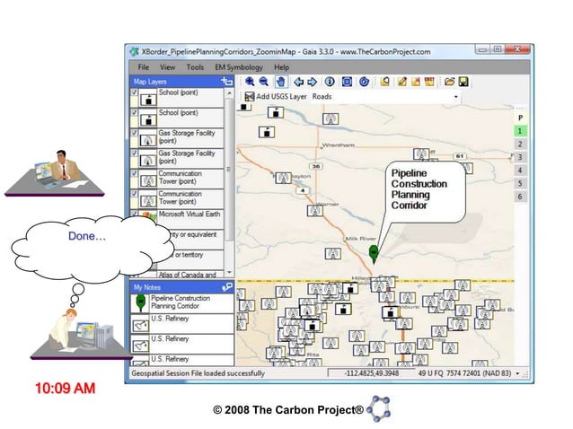 Cross-Border SDI Project 2008, Pipeline Planning Scenario | PPT