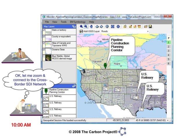 Cross-Border SDI Project 2008, Pipeline Planning Scenario | PPT