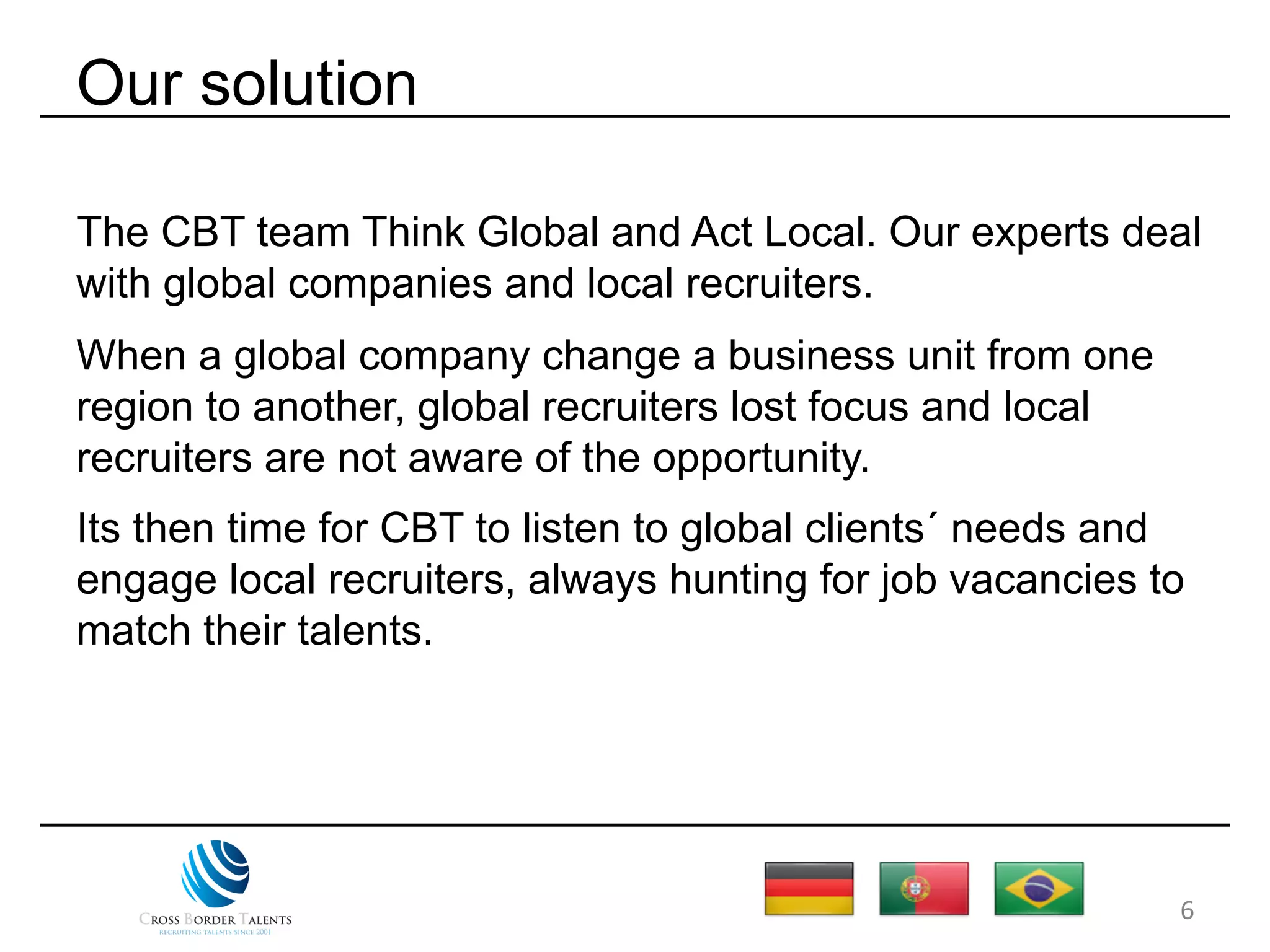 Cross border talents 2013 | PPT