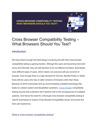 Cross Browser Compatibility Testing – What Browsers Should You Test.pdf