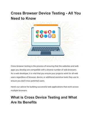 Cross Browser Device Testing - All You Need to Know.pdf