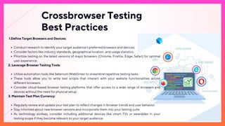 Cross-Browser Testing : A Complete Guide | PDF