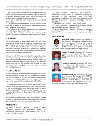 Cross cloud single sign on (sso) using tokens | PDF