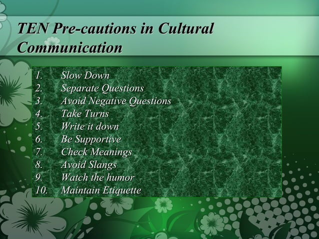 Cross Culture Communication | PPT