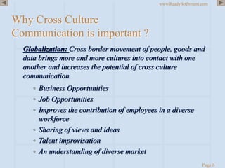 Cross-cultural communication | PPT