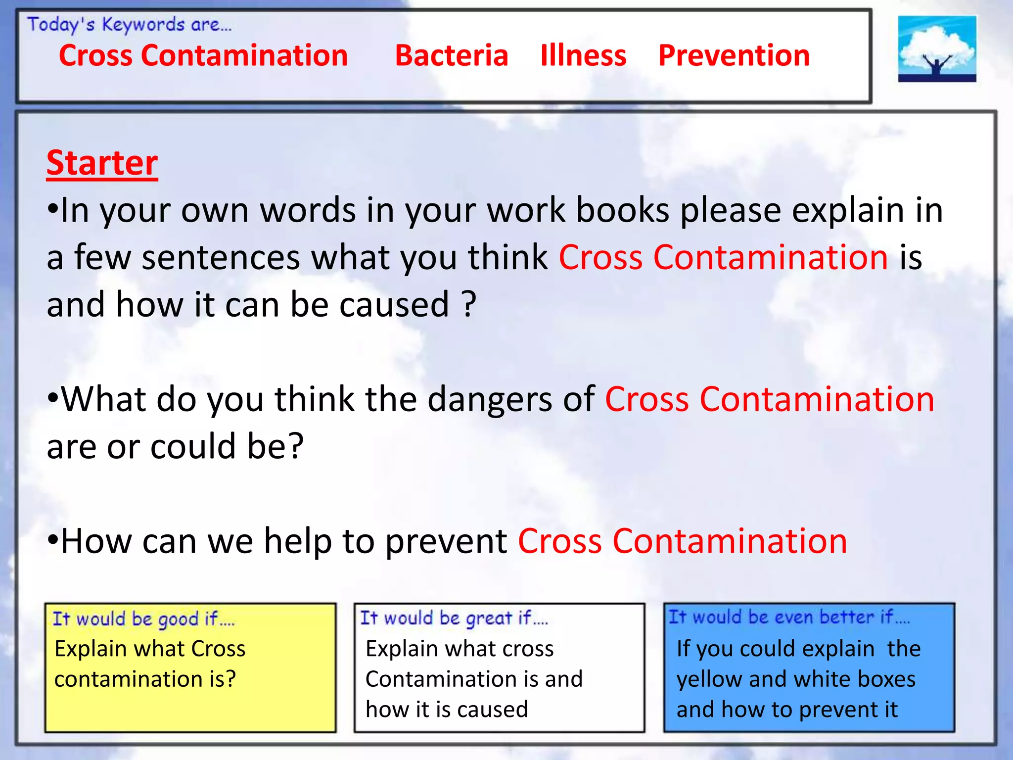 Cross contamination | PPTX