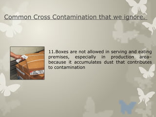 Food Cross Contamination type 2020 pptx | PPTX