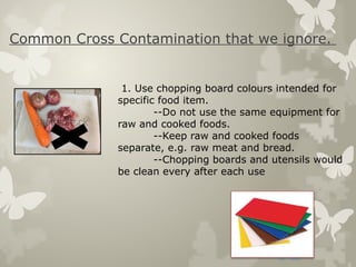 Food Cross Contamination type 2020 pptx | PPTX