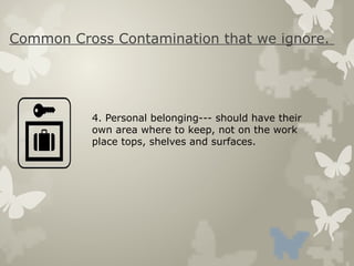 Food Cross Contamination type 2020 pptx | PPTX