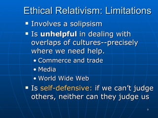 Cross Cultural Ethics & International Development | PPT