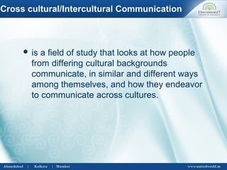 Cross cultural business communication | PPT