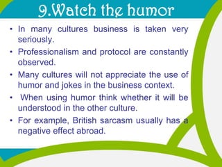 Cross Cultural Communication | PPTX