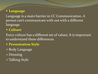 Cross Cultural Communication | PPTX