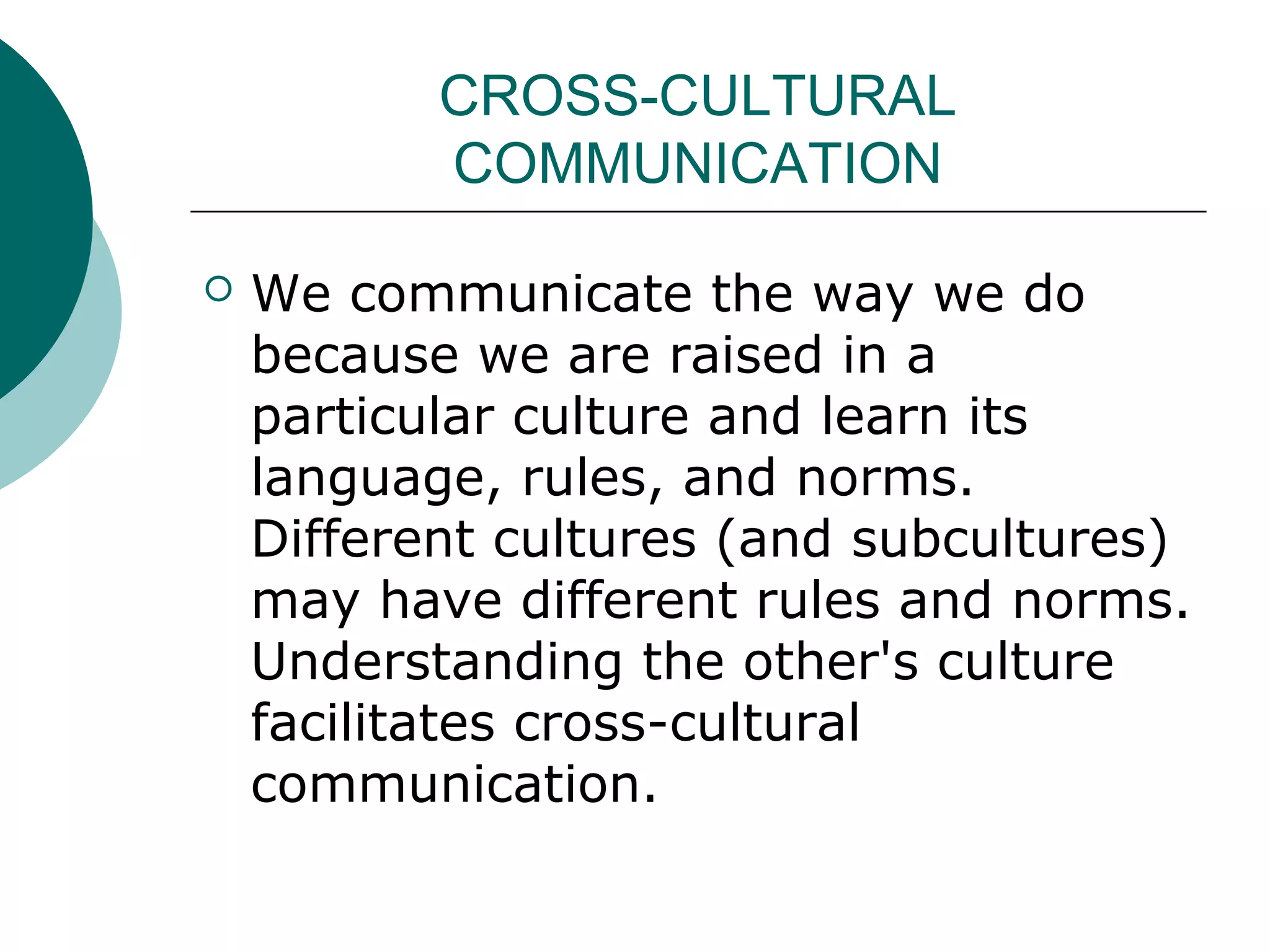 Cross cultural communication ppt | PPT