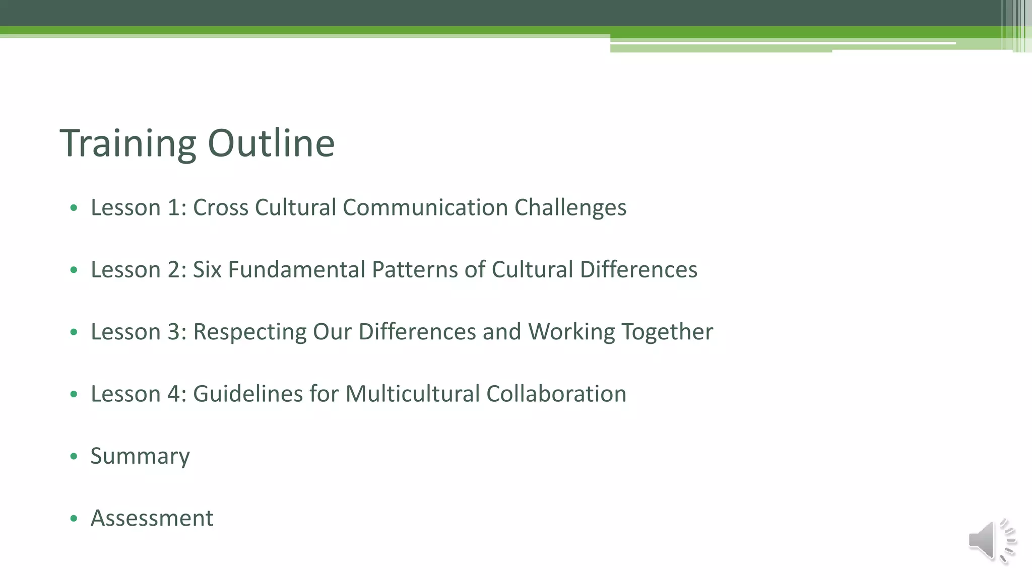 Cross cultural communication challenges | PPSX