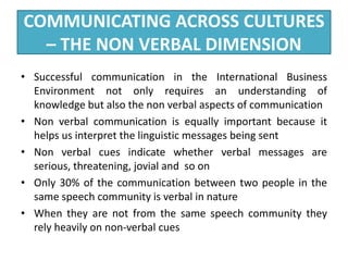 Cross cultural communications | PPTX | Business | Business and Finance
