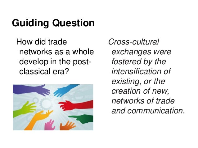 Cross Cultural Exchanges 3.1