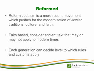 Cross Cultural Issues in Family Law: Jewish Matrimonial Law and Customs ...