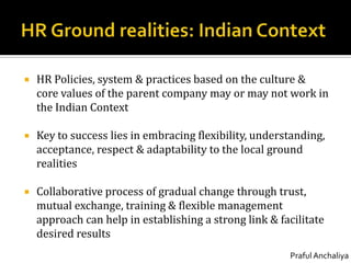 Cross cultural issues in hr | PPTX | Human Resources | Business
