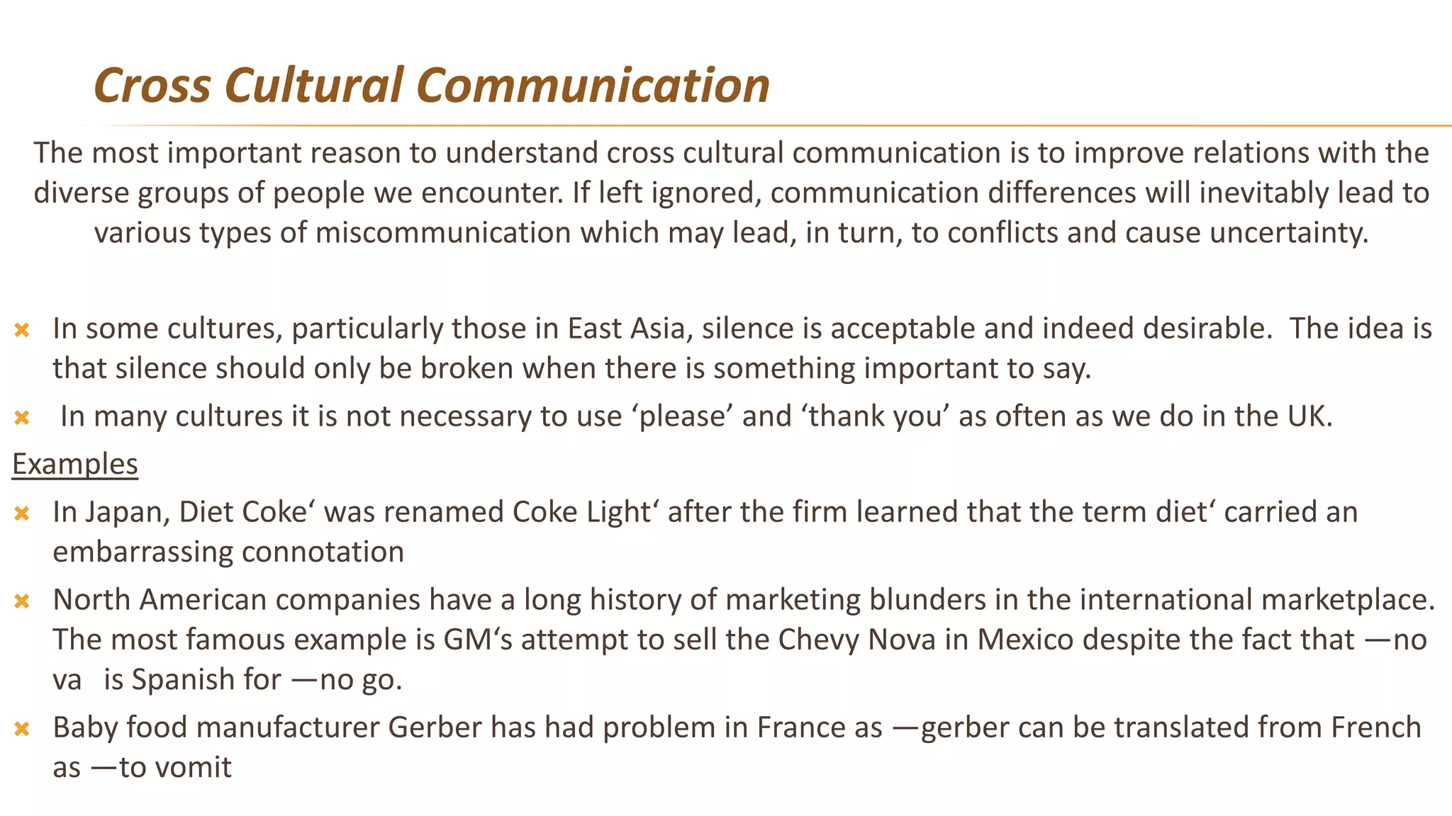 Cross cultural issues in international marketing | PPTX