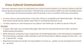 Cross cultural issues in international marketing | PPTX