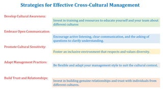 cross cultural management : Risks and Challenges / Strategies.pptx