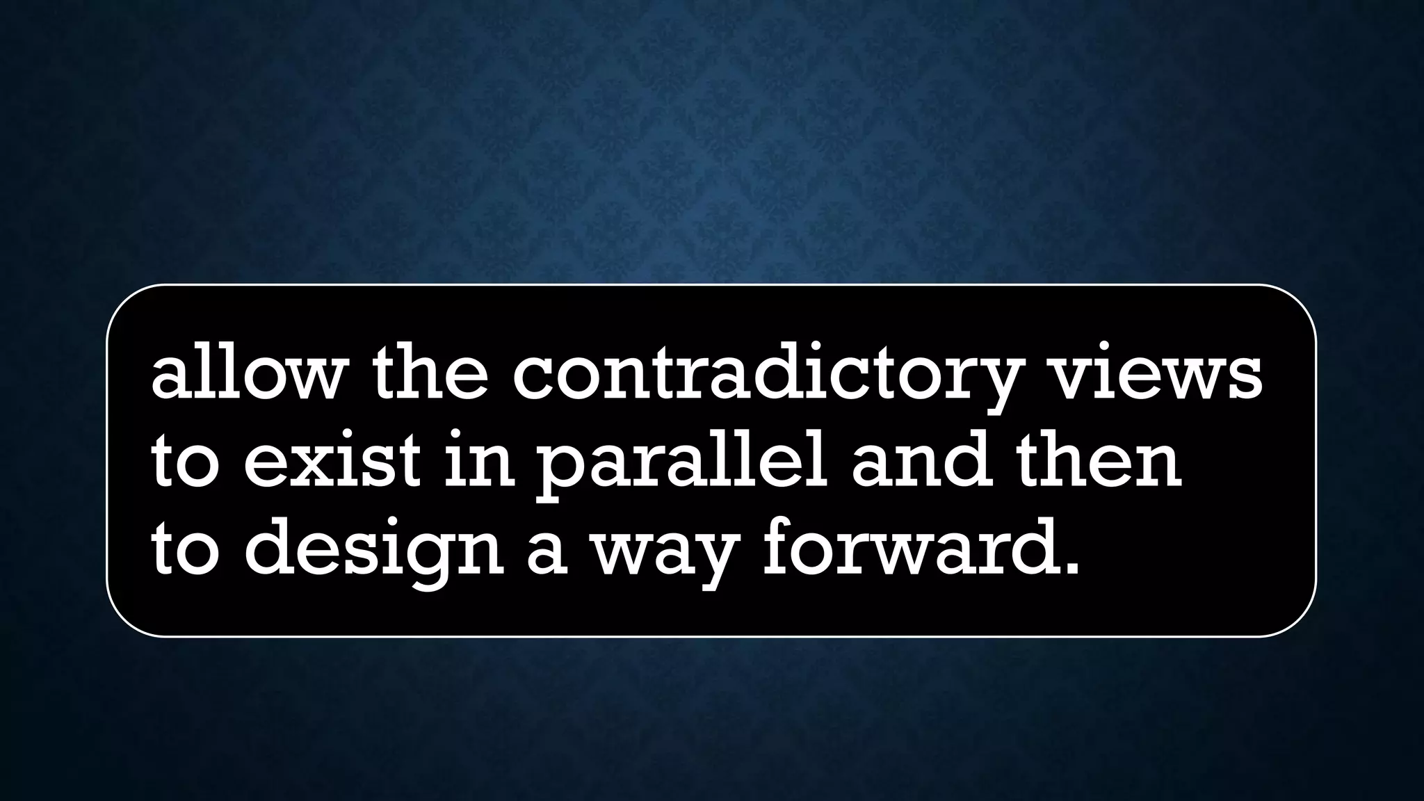 Cross cultural negotiation and parallel thinking | PPT