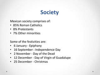 Cross cultural presentation on Mexico | PPTX