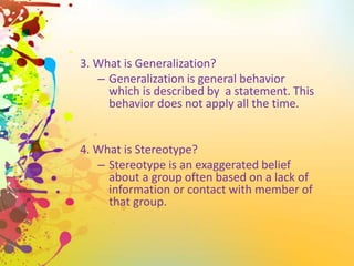 Cross cultural understanding (contact with america) | PPTX