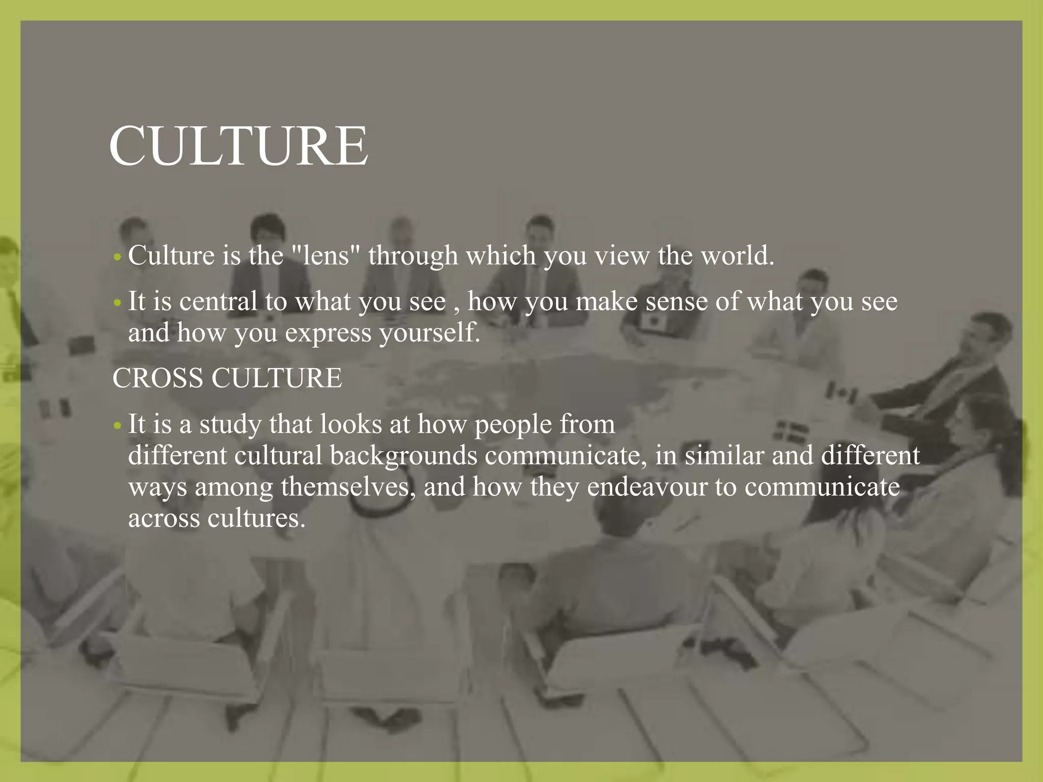 Cross culture communication. | PPT